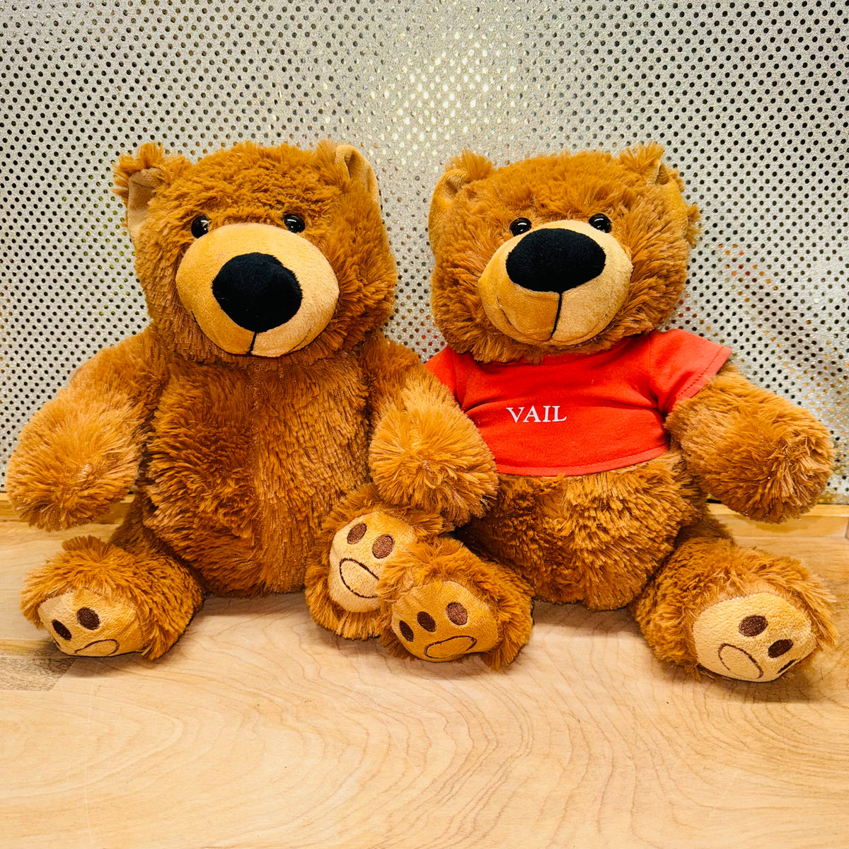 Large Sitting Teddy Bear| Mountain Man Vail
