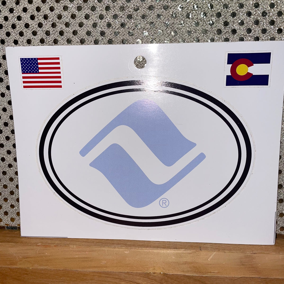 Vail Logo Sticker Oval| Mountain Man Vail