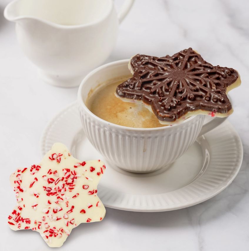 Season's Treatings Red Snowflake Tin| Mountain Man Vail