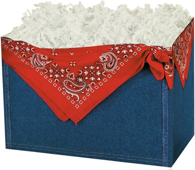 Bandana & Denim Basket Box| Mountain Man Vail
